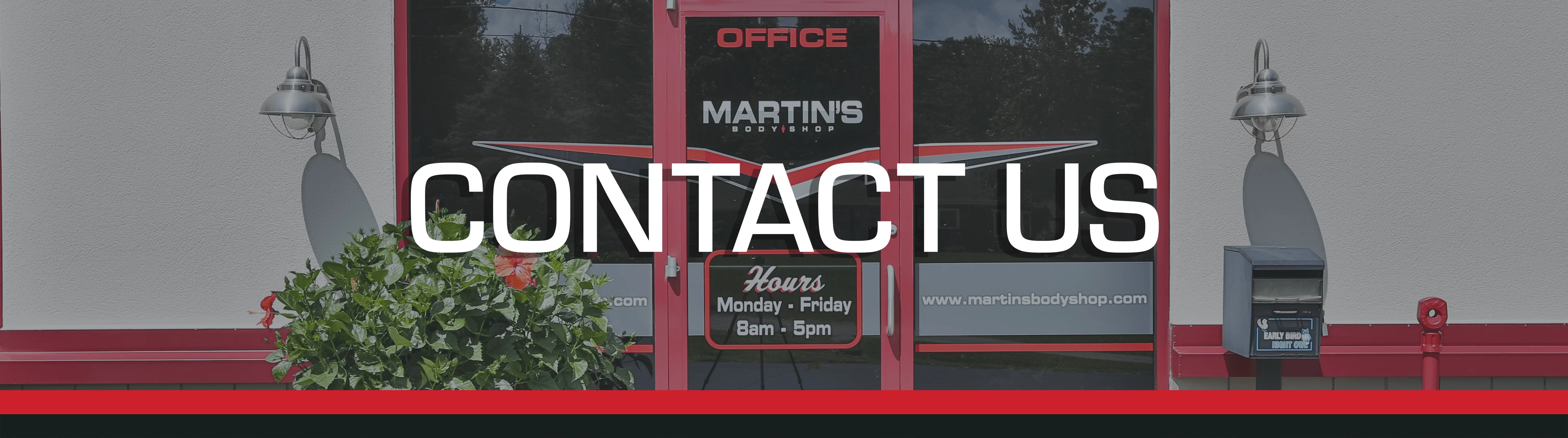 Contact Us - Martin's Body Shop